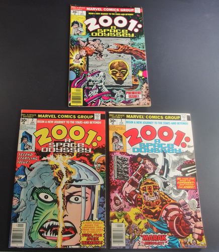 2001: a space odyssey #1,2,3 Marvel (1976 Jack Kirby) 3 issue lot | eBay
