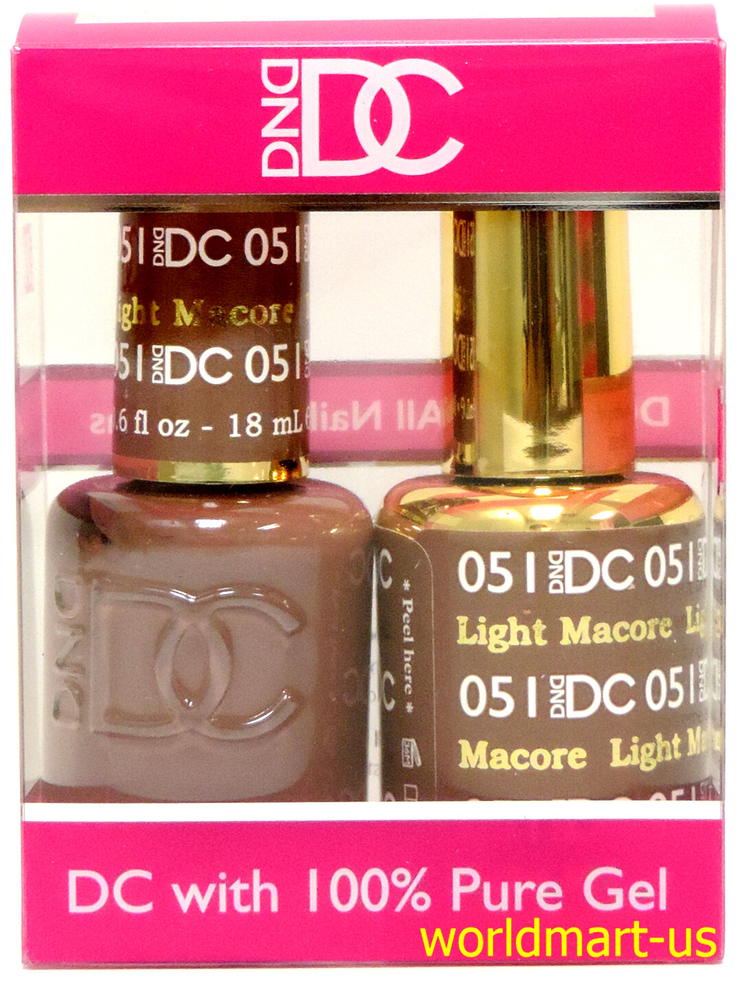 DND DC Duo Gel Color Matching Polish 18ml-0.6fl.oz Color DC051- LIGHT ...