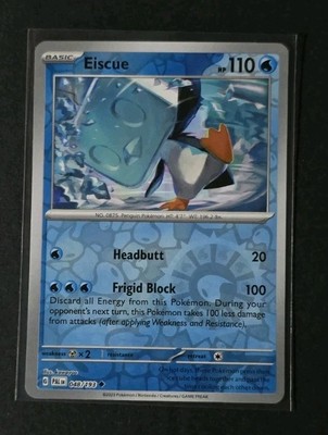 Pokemon - EISCUE 048/193 - Reverse Holo - Paldea Evolved - NM/M | eBay