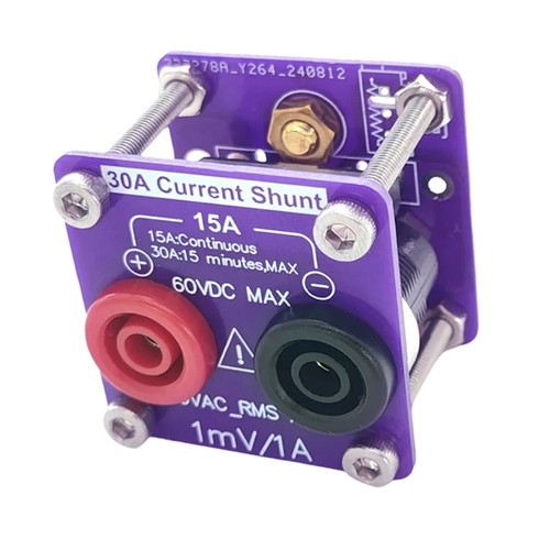 Heavy Duty 30A Current Sensings Shunt Banana Plugs Connectors ...