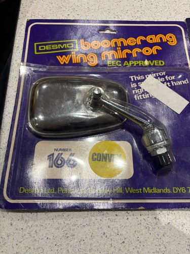 Pair Desmo Wing Mirrors Morris Minor Mini Cooper Rover P5 Jaguar MK2 ...
