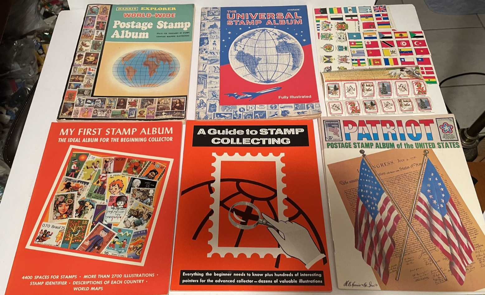 Five Stamp Albums for First Collectors and Envelopes of Used Stamps | eBay