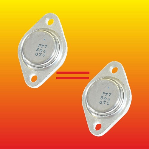 GT7304 MATCHED PAIR BULGARIAN GERMANIUM PNP TRANSISTOR TO3 3A 45W ...