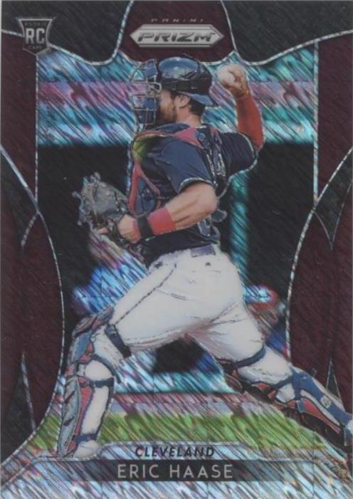 2019 Panini Prizm - Tier III Eric Haase #294 Burgundy Shimmer Prizm /25 ...