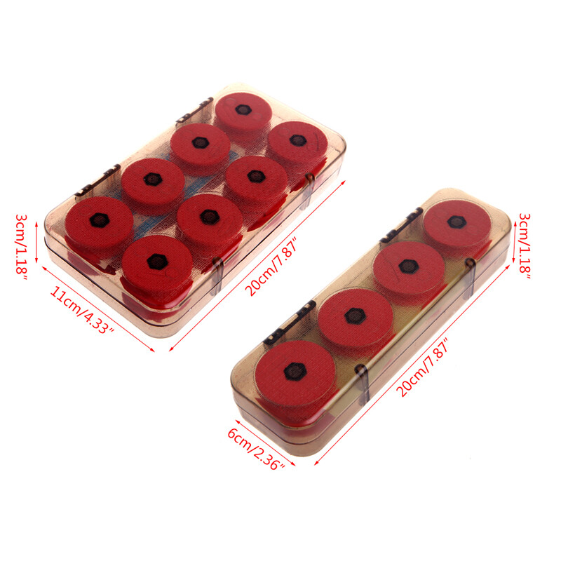 16Pcs Foam Winding Board Fishing Line Shaft Bobbin Spools Tackle Box ...