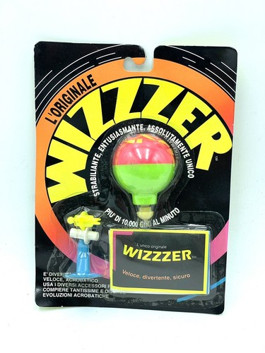 VTG 1991 Mattel WIZZZER Twirlin’ PLAYTIME Whirly Spinning Tops tricKS ...