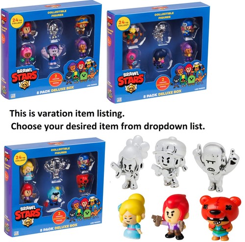 Brawl Stars 8 Pack Figures Video Game Play Ages 6+ New Toy Gift Set | eBay