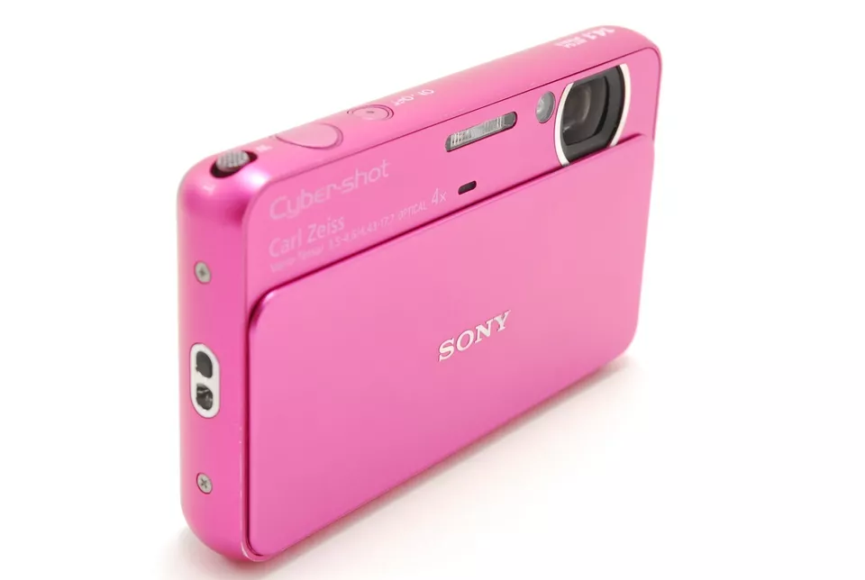 Sony Cyber-Shot DSC-T99 14.1MP Digital Camera Touch Screen Green/Pink ...