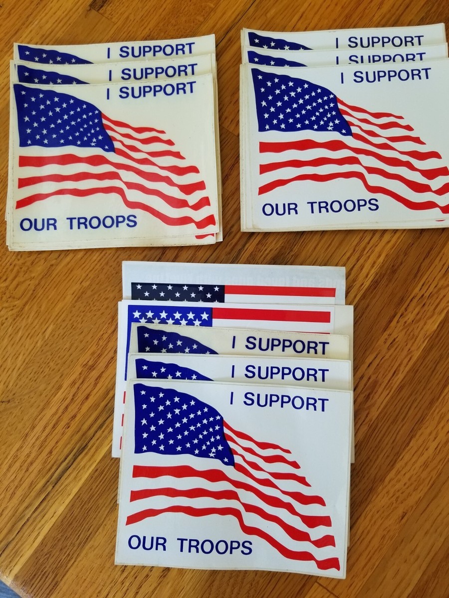 American Flag Support The Troop