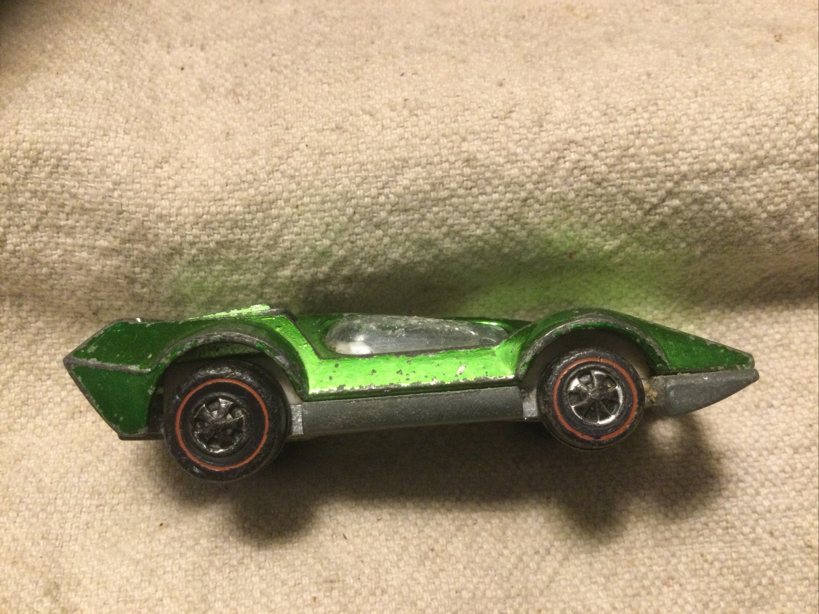 VINTAGE 1970 MATTEL HOT WHEELS REDLINE DIECAST BUGEYE BRIGHT GREEN | eBay