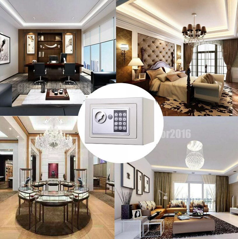 2 in 1 safe digital steel safe electronic high security home office ...