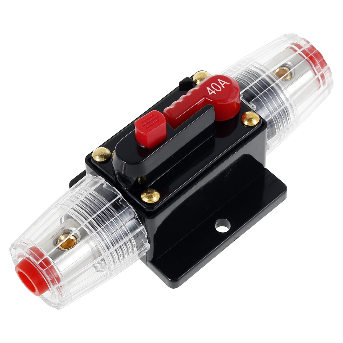 Circuit Breaker Resettable Fuse Holder with Manual Reset Switch12-48V ...