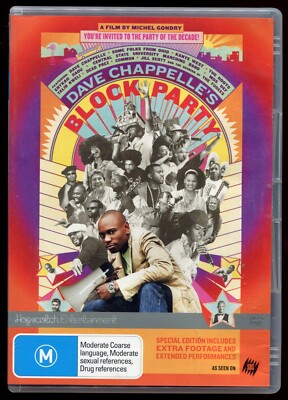 Dave Chappelle's Block Party (DVD) Comedy Region 4 | eBay