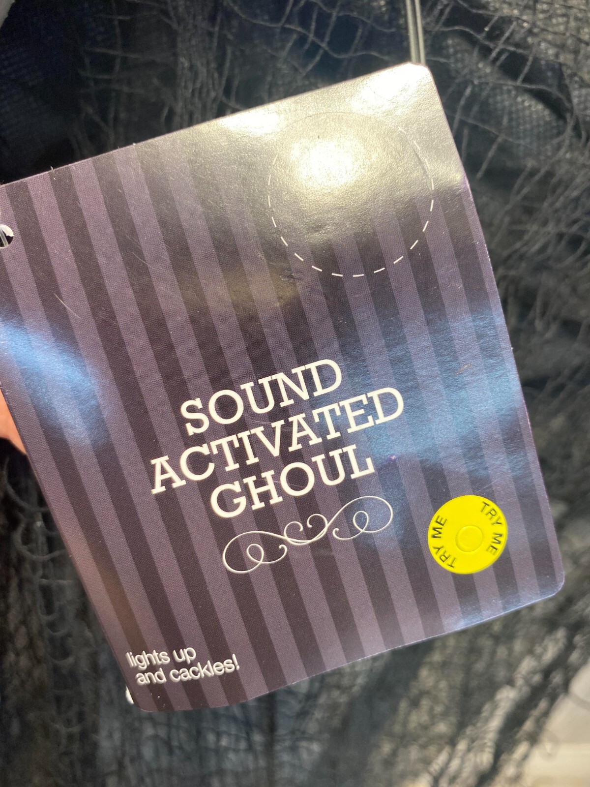 Halloween Theme Hanging Ghoul Decor with Light Up Eyes Sound Effects ...