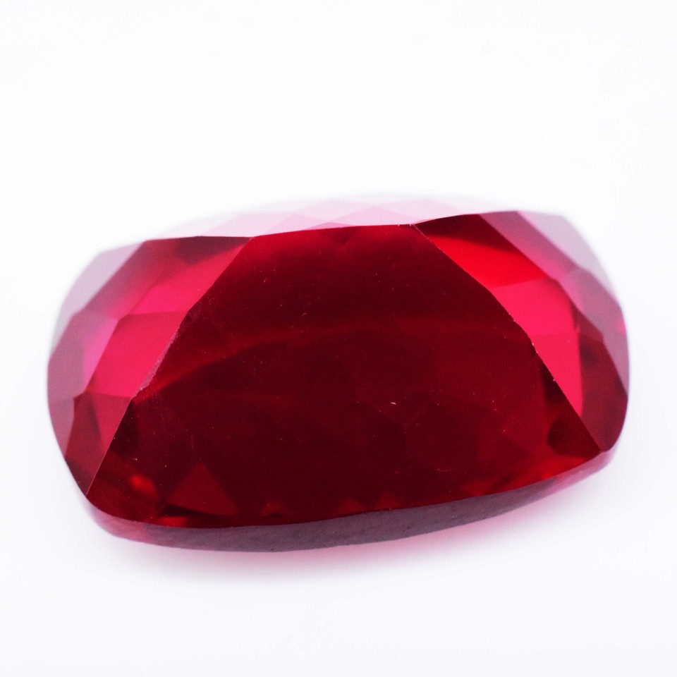 Certified 24.15 Ct Red Ruby Cushion Cut Natural Loose Gemstone | eBay UK