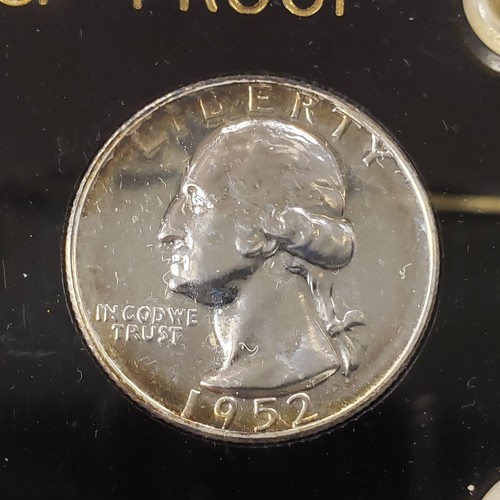 1952 US United States Silver Proof Set - Holder - Original PQ - X5506 ...