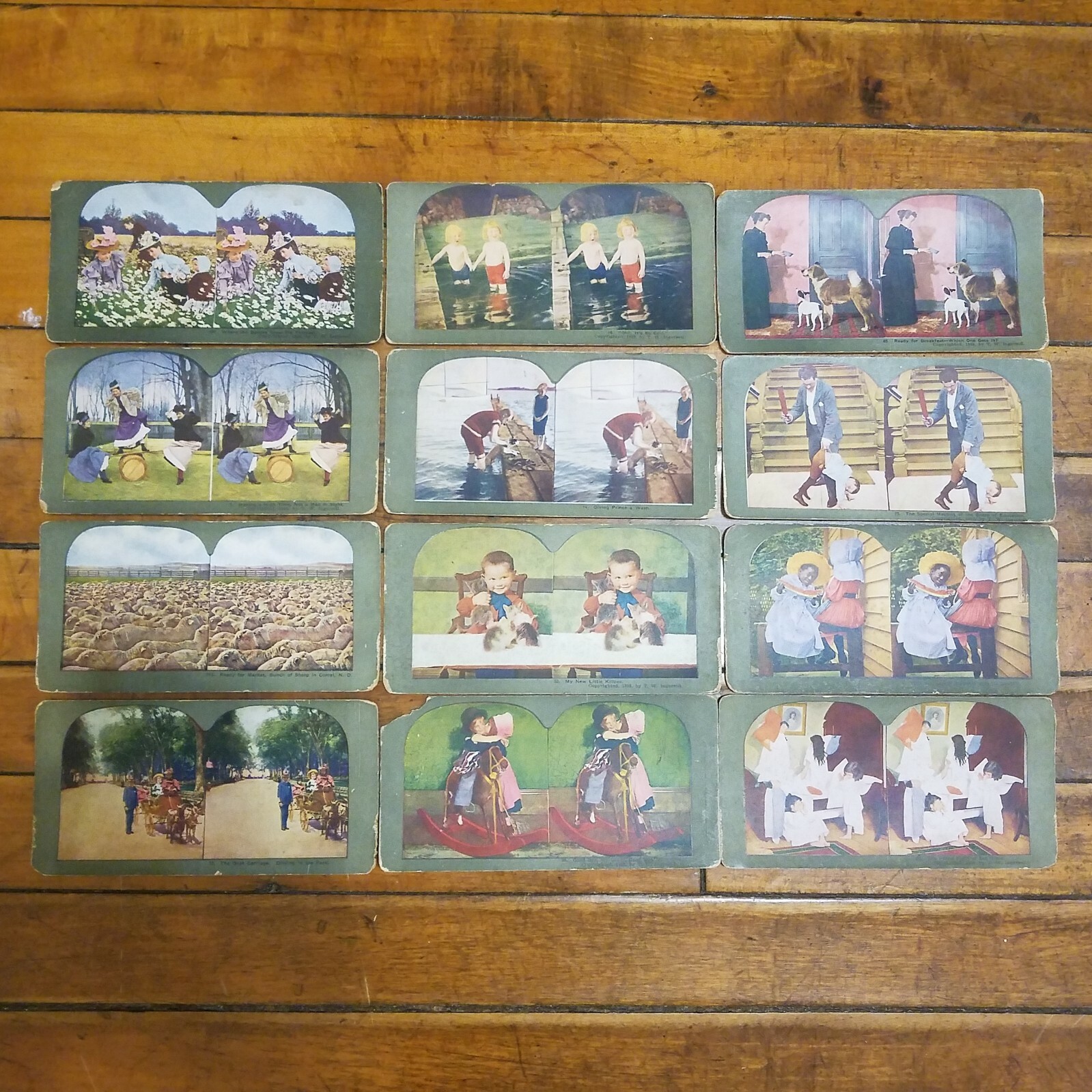 Set of 12 Stereoscope Cards - Miscellaneous Subjects | eBay