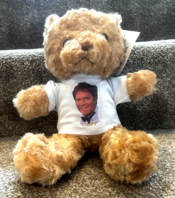 CLIFF RICHARD 12 inch VERY CUDDLY TEDDY BEAR col | eBay UK