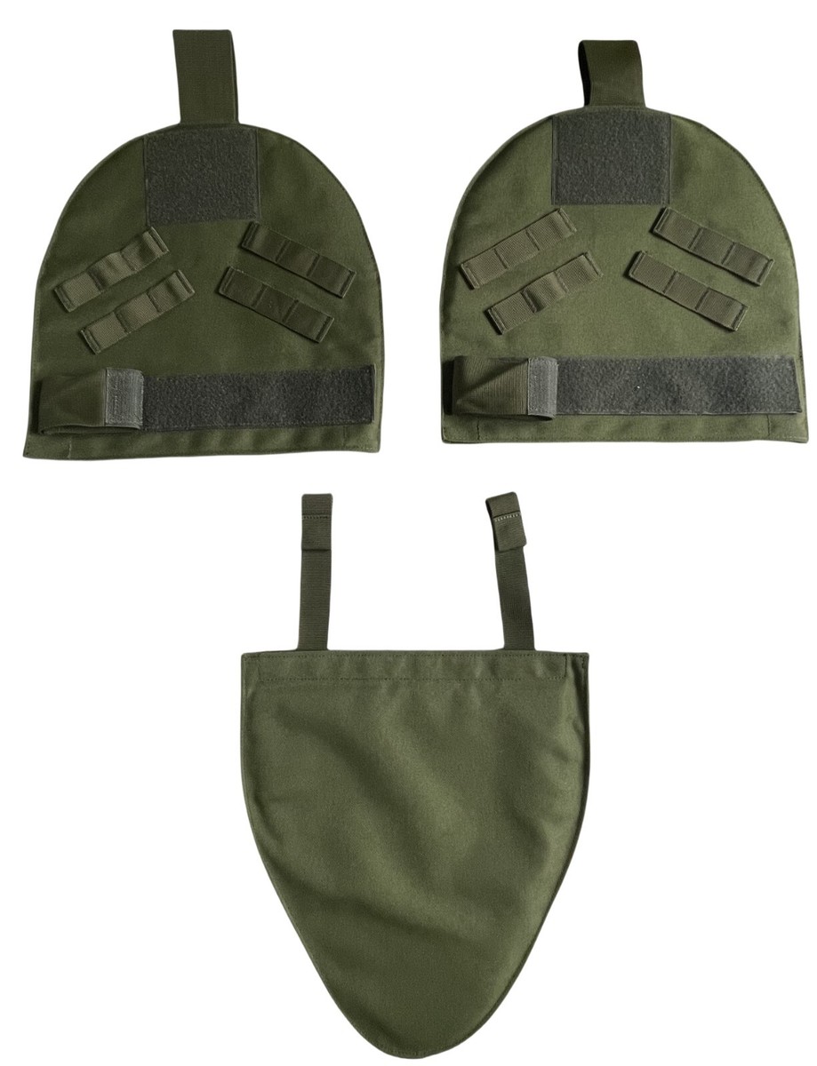Groin Protector Boxing Airsoft MOLLE Shoulder & Set - OD Green Tactical ...