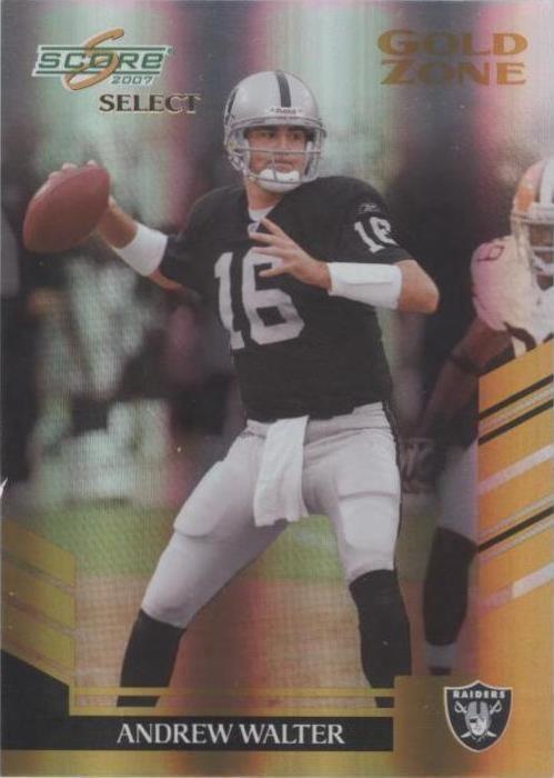 2007 Score Select - Andrew Walter #268 Gold Zone /50 for sale online | eBay