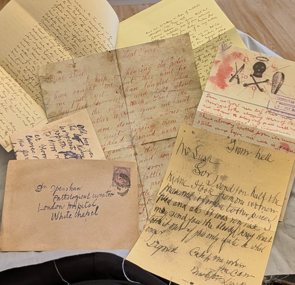 Jack the Ripper Memorabilia Letters Signed White Chapel Serial Killer ...