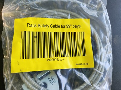 Rack Safety Cable for 99" bays, 900044363, BN-RSC-102-HD | eBay