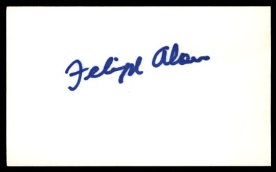 Felipe Alou Baseball Signed Auto Autograph Index Card (no COA) *e1 | eBay