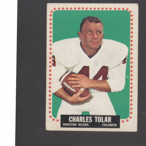1964 Topps Football Card #86 Charles Tolar-Houston Oilers Vg Ex Card | eBay
