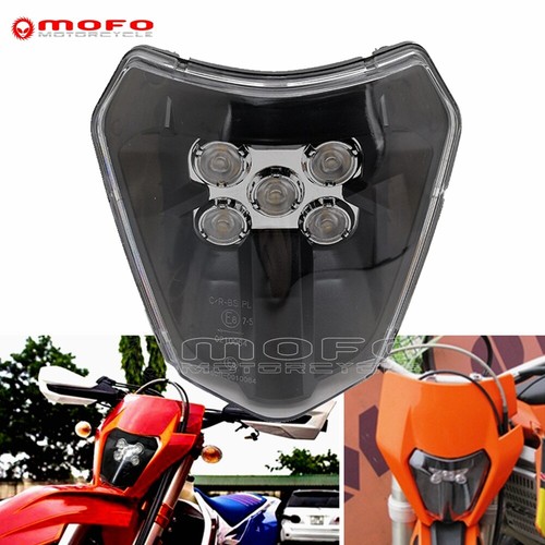 MX Enduro LED Headlight For KTM EXC XC-W SX-F 250 300 350 450 530 Dual ...