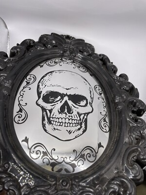Goth Ornate skull frame Mirror Plastic | eBay