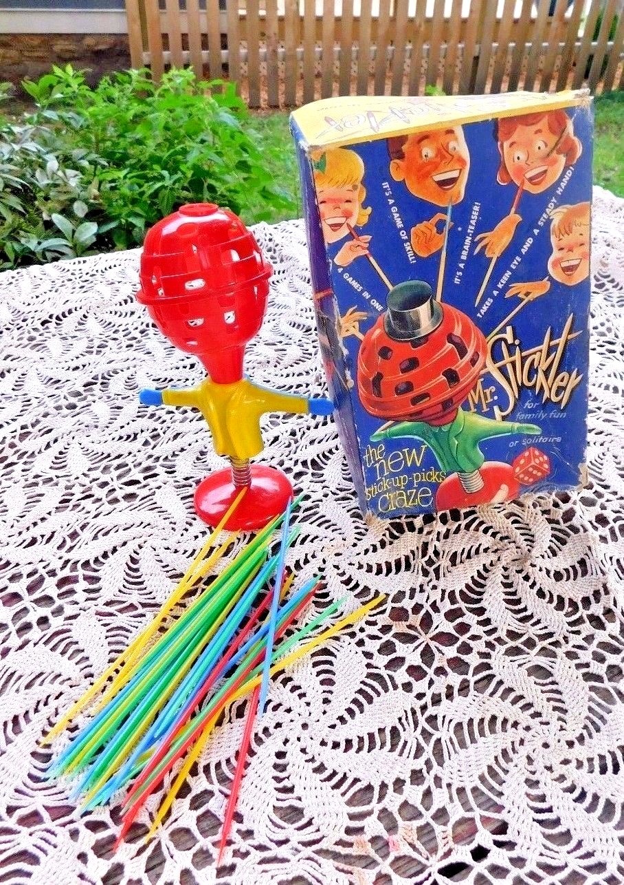 VINTAGE MR. STICKLER STICK UP PICKS CRAZE GAME COMPLETE EXCEPT MISSING ...