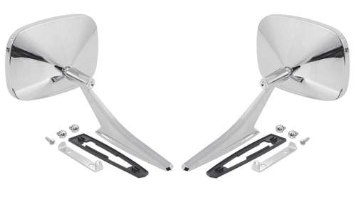OER Outside Door Mirror Set For 1968 Firebird and 1968-1969 Camaro ...