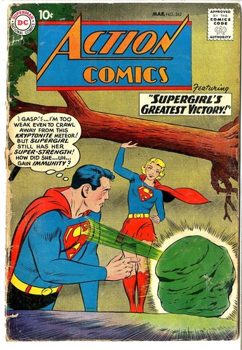 Action Comics # 262 GOOD VERY GOOD March 1960 Superman stars in "When ...