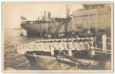 WW1 U.S. Navy Destroyer With Depth Charges RPPC Real Photo c.1918 | eBay