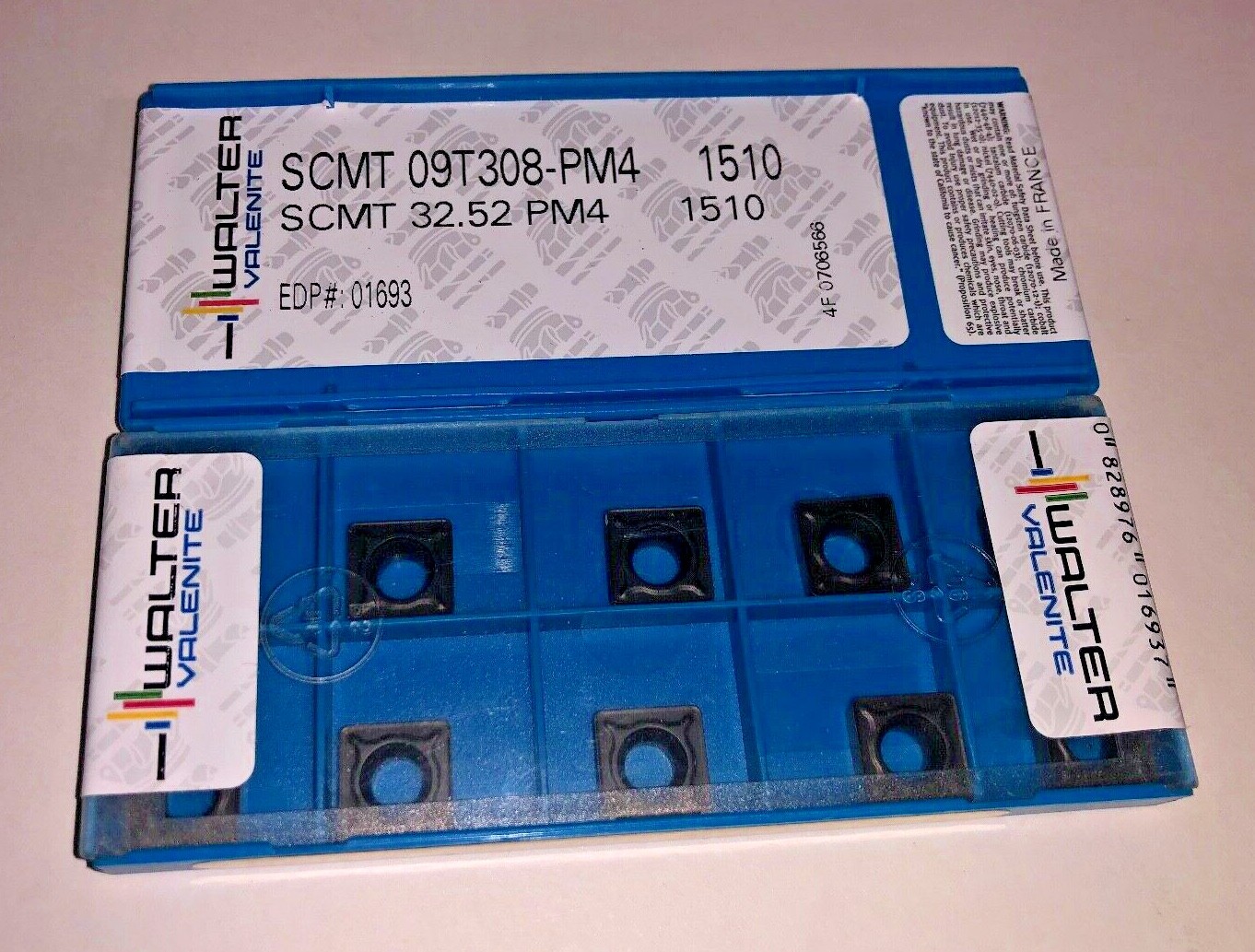 WALTER VALENITE TIGER-TEC CARBIDE INSERTS SCMT 09T308-PM4 1510 SCMT32 ...