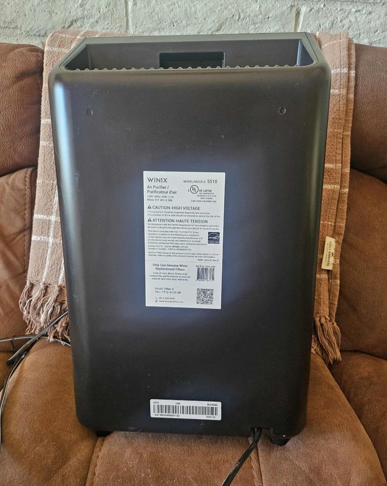 WINIX 5510 Air Purifier for Home Large Room Up to 1881 Ft² in 1 Hr ...