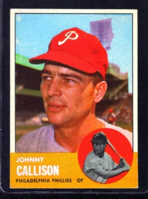 1963 Topps #434 Johnny Callison PHILADELPHIA PHILLIES ~ NM | eBay