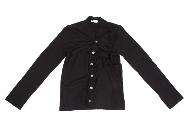COMME des GARCONS Flower Corsage Design Knit Cardigan Size COMME des GARCONS Flower Corsage Design Knit Cardigan Size