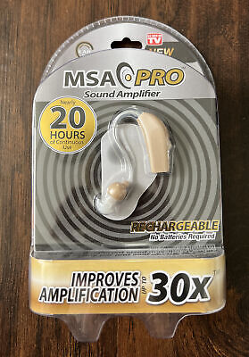 MSA Pro Sound Hearing Amplifier - Beige (1109351) 679373116016| eBay