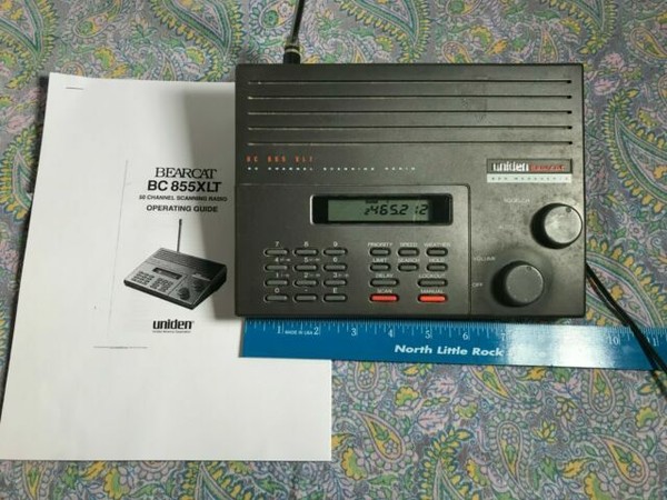 Uniden Bearcat 50 Channel Radio 800 MHz Police Weather Scanner BC855XLT ...
