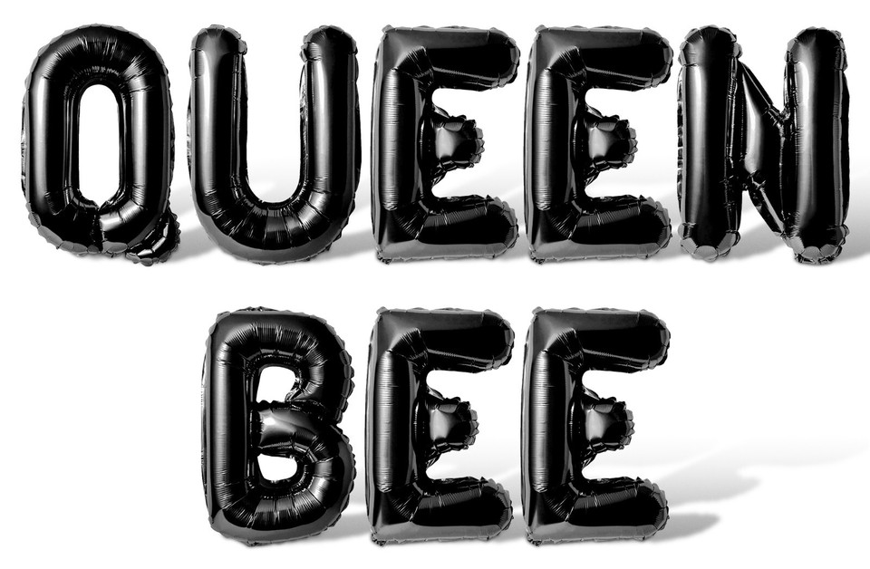 QUEEN BEE Letter Balloon Banner - Birthday Party Decorations - Bee ...
