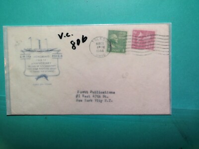 U. S.Stamp Vintage cover - 806 Steamship Savannah cachet - | eBay