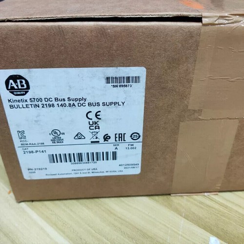 New AB 2198-P141 Ser B Kinetix 5700 DC Bus Power Supply Allen Bradley ...
