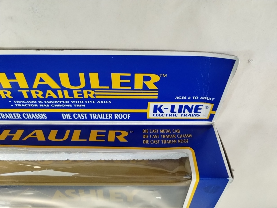 K-LINE Electric Trains Die-Cast Heavy Hauler Tractor Trailer Ashley NOS ...