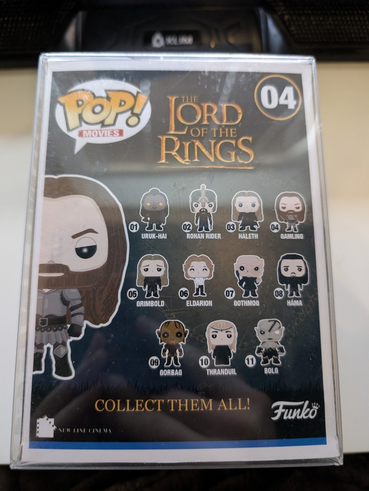 Funko Pop Vinyl - Gamling - The Lord Of The Rings - Custom & Signed ...