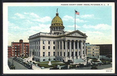 Ansichtskarte Paterson, NJ, Passaic County Court House | eBay.de