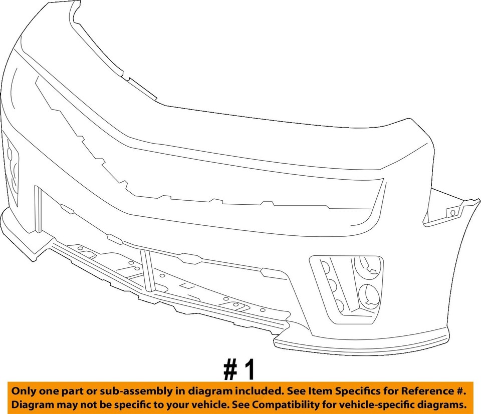 GM OEM 12-15 Camaro Front Bumper Grille Bumper Components-Bumper Cover ...