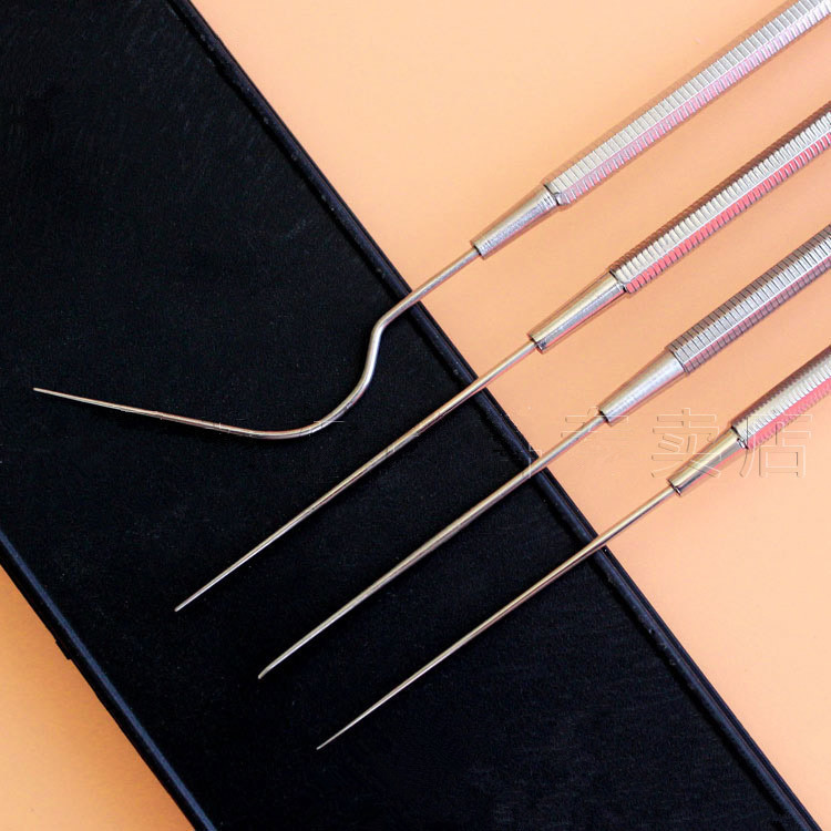 4pcs/set Dental Root canal plugger filling apparatus repair instruments ...