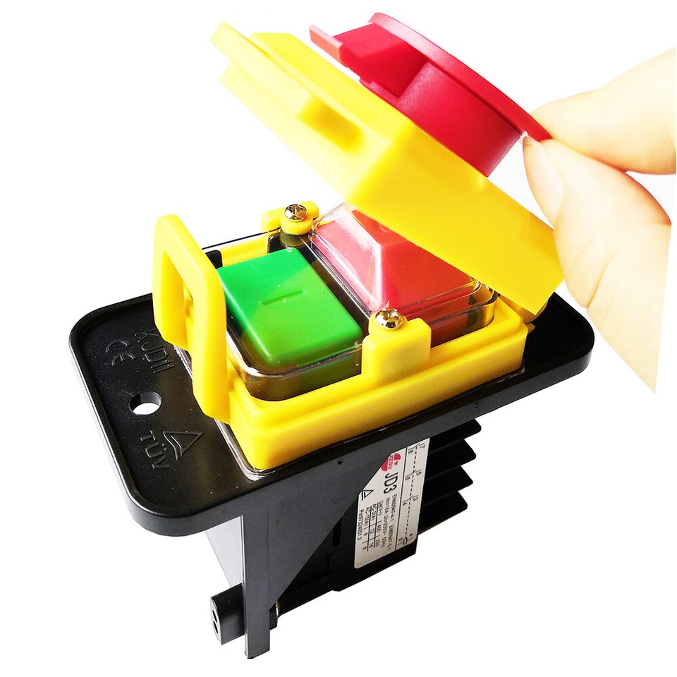 JD3 KJD11 KEDU 8Pin 16A 110V Emergency Stop Electromagnetic Pushbutton ...