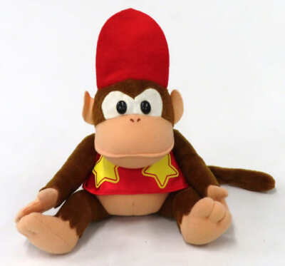 Super Donkey Kong 2 Diddy Kong Dixie & Diddy Big Plush Doll 20cm | eBay